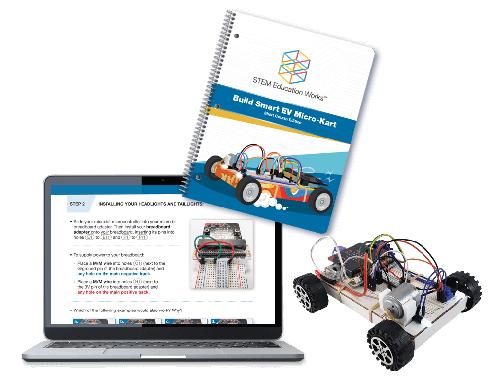 Build Smart EV Micro-Kart FLASH Curriculum – STEM Education Works